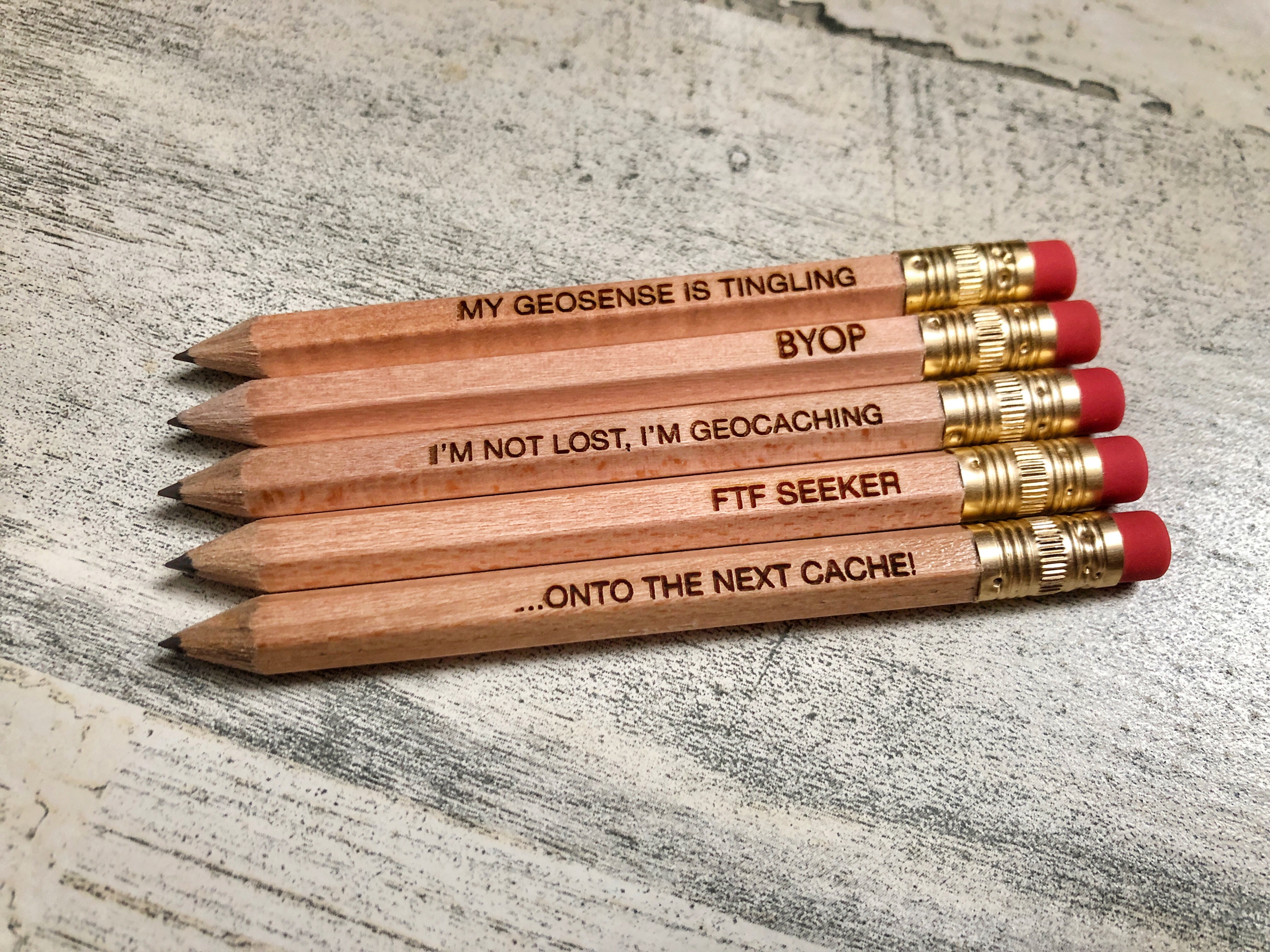Geocaching Pencils – Cache Craft